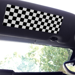 Visor stickers, Set of 2 - Large - Checkers